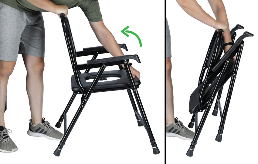 Toaletná stolička skladacia UNIZDRAV | Unizdrav